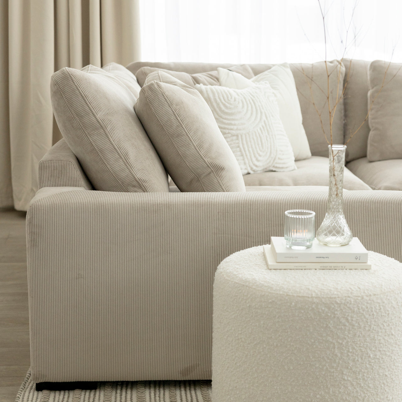 Modulaire Melrose en velours – LUSINE